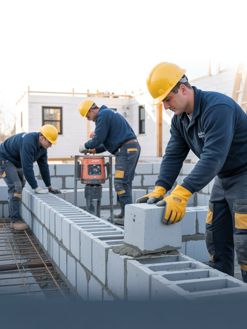 Concrete Block Installation in Staten Island